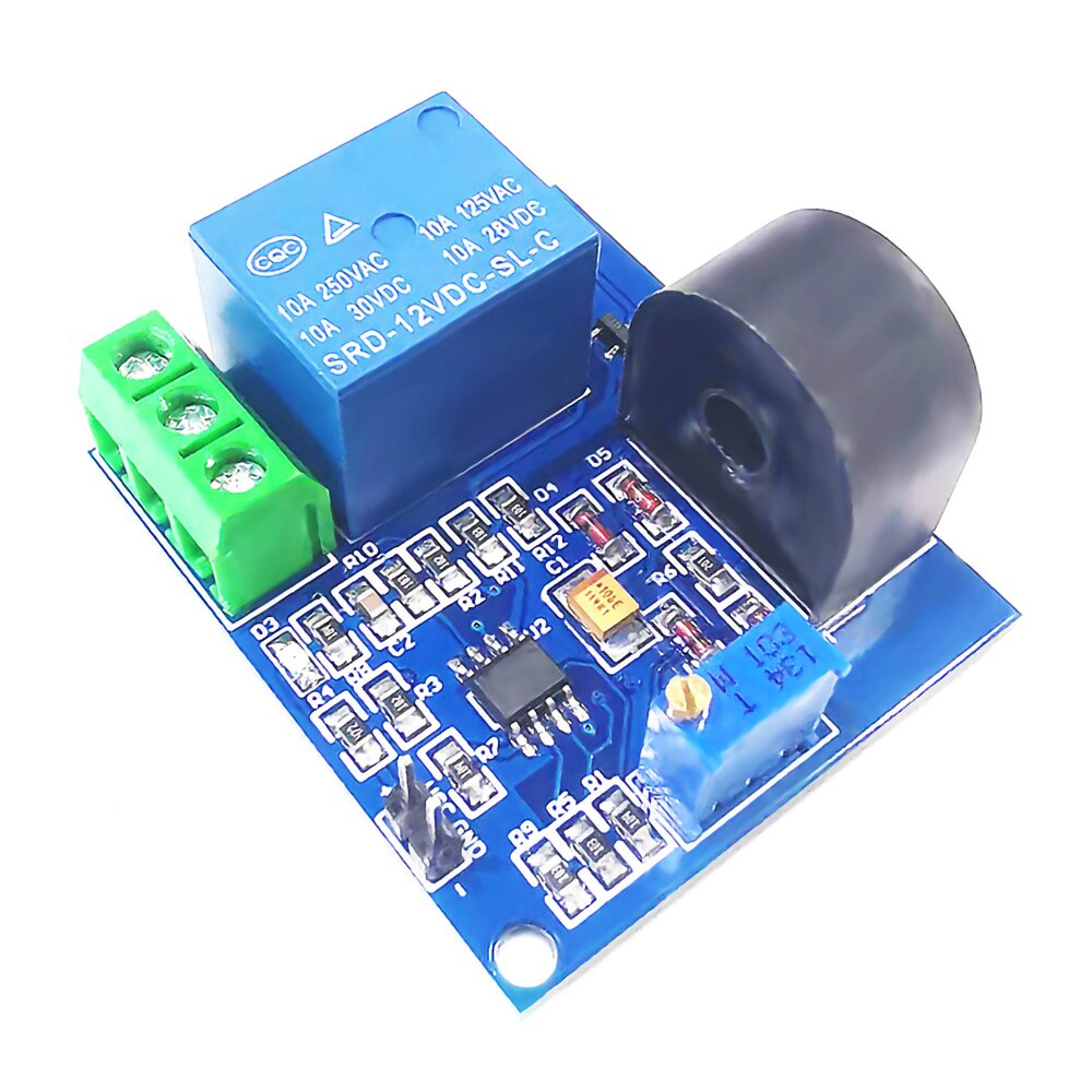 5a Overcurrent Protection Sensor Module Ac Current Detection Sensor 12v