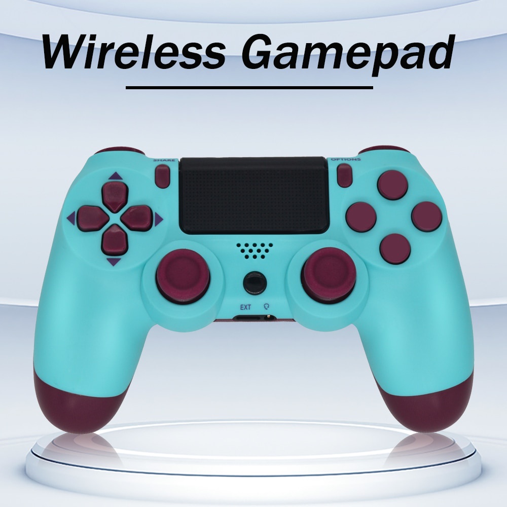 Wireless Gamepad Bluetooth Controller 6 Axis Gyroscope Dual Vibration Pc Joystick For Ps4 Ps3