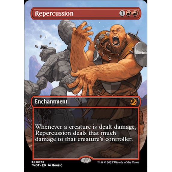 Repercussion - WOE - Mythic - MTG Cards (WotC) | Shopee Philippines