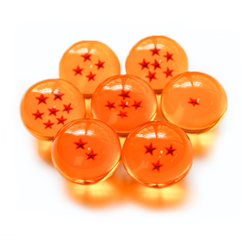 4.2CM Dragon Ball Z Crystal Ball Anime Figure 1 2 3 4 5 6 7 Star Dragon ...