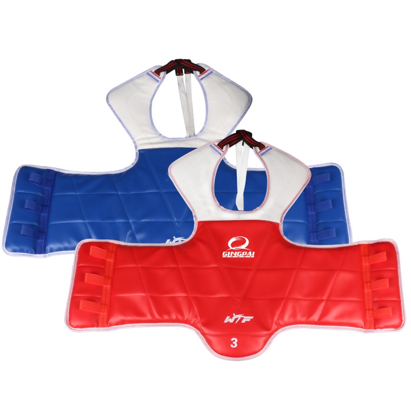 Taekwondo WTF Body Protector Sparring Gear Chest Guard WTF Tae Kwon Do ...