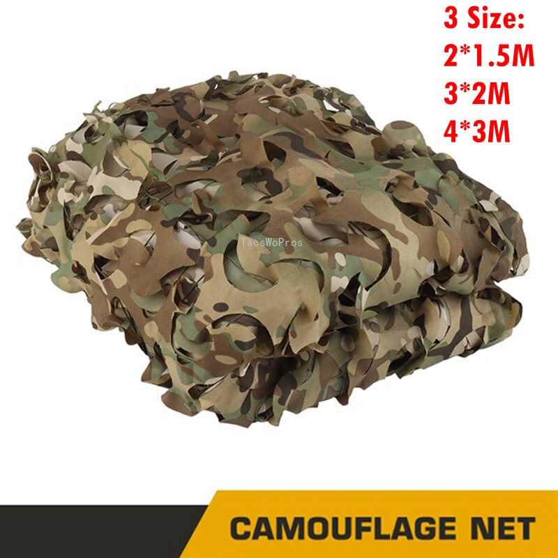 Military Camouflage Net Outdoor Hunting Wargame Tactical Blind Camo ...