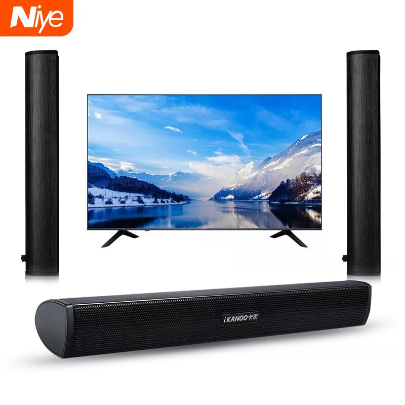 TV Sound Bar Speaker Computer Speakers Wired Stereo Subwoofer Home ...