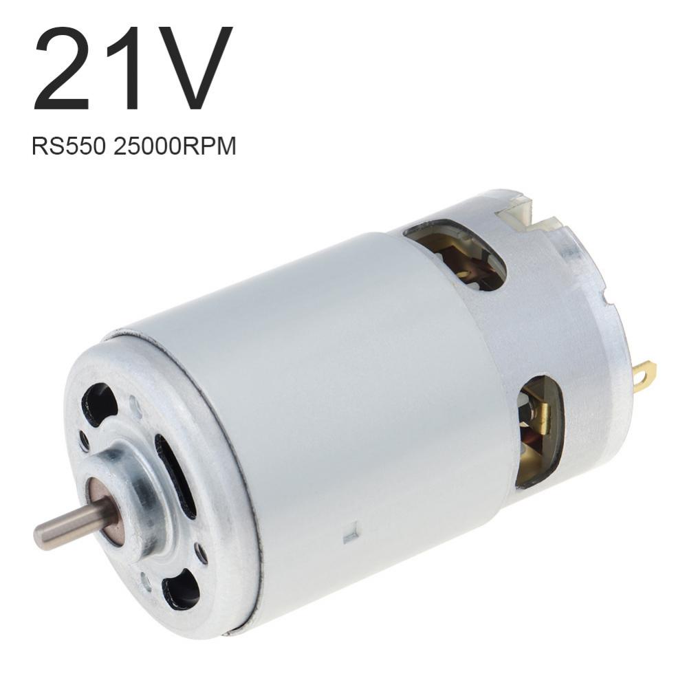 RS550 DC Motor 21V 25000RPM Micro Motor 550 Electirc Motors High Torque ...