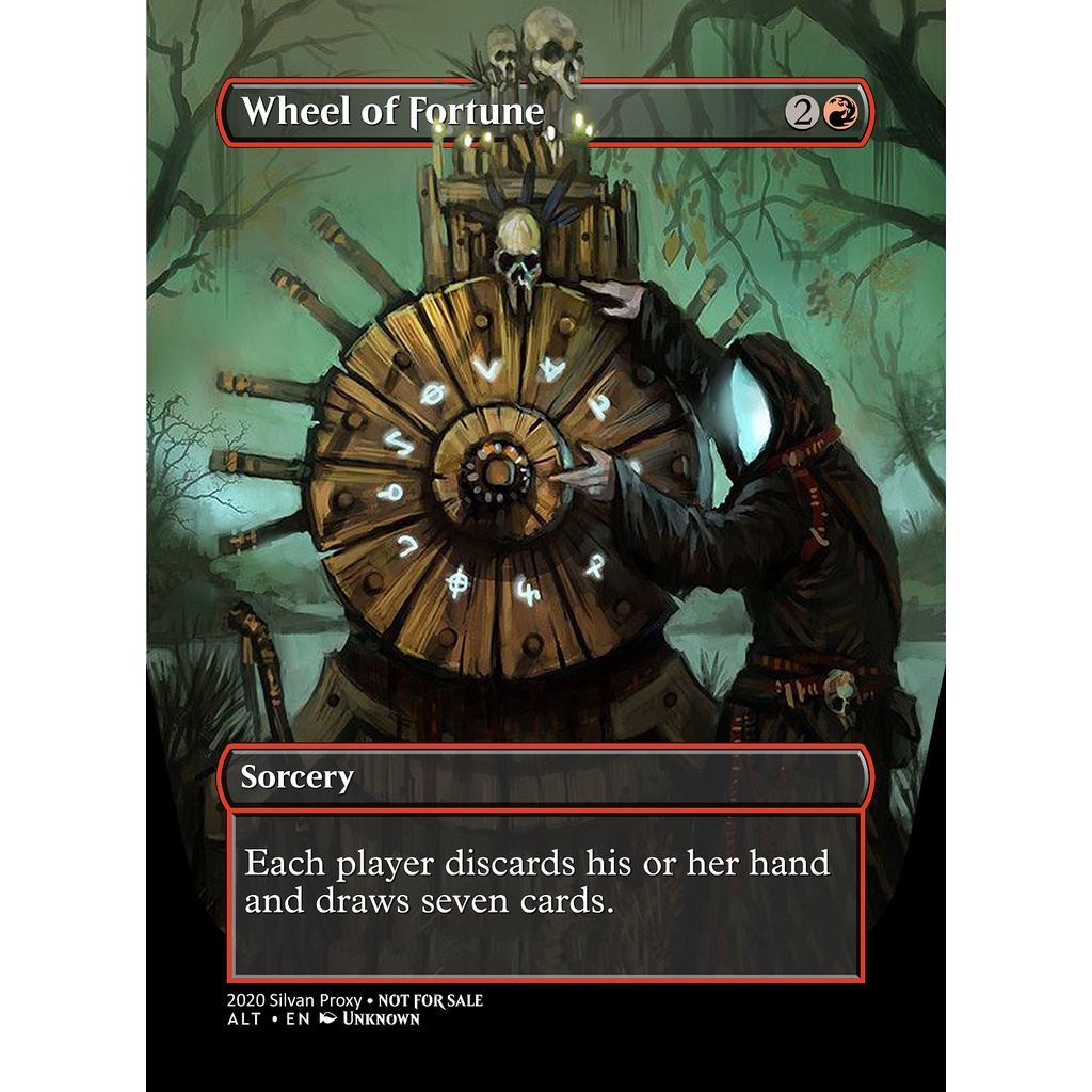 Custom Art Card - Wheel of Fortune (Borderless) | Shopee Philippines