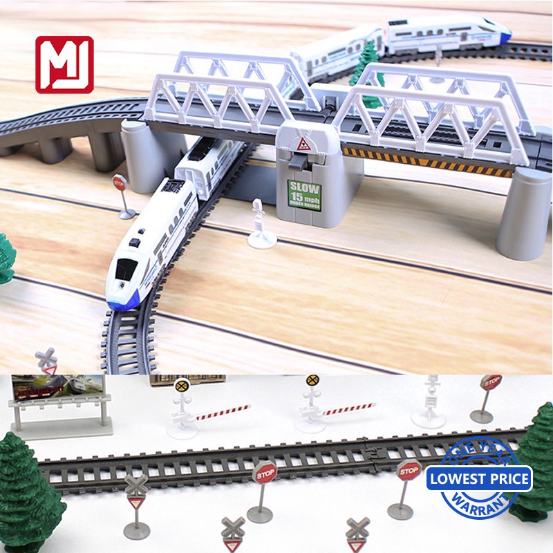 ⚡The Gift for Kids⚡Children's Electric Rail Car Toy Diy Assembled China ...