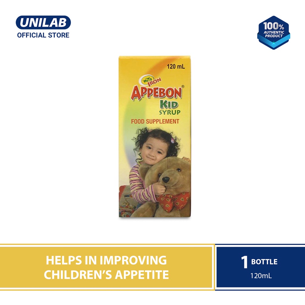 Appebon Kid 120mL Syrup Helps In Improving Children's Appetite | Shopee ...