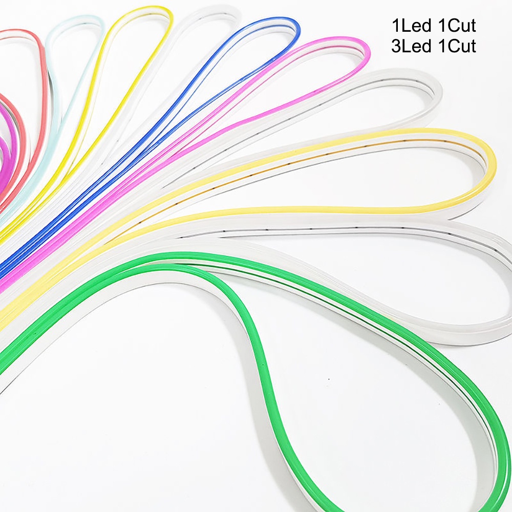 5V 12V 24V Led Neon Strip DIY Sign Light SMD 2835 LEDs/m Flexible ...