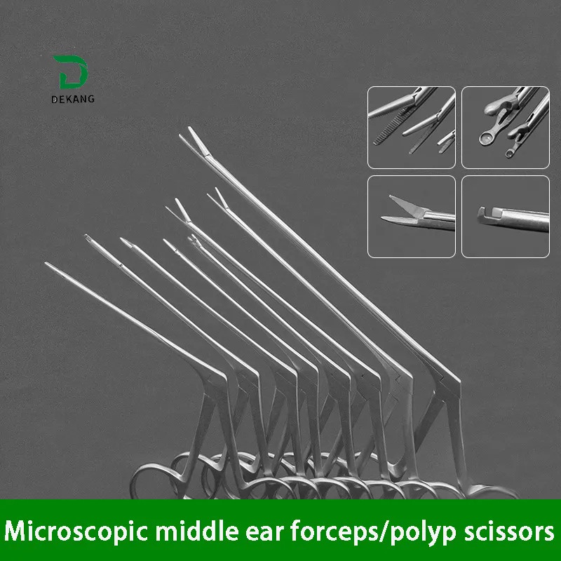 DCPQ Ear Picking Forceps Middle Ear Forceps Ear Microforceps Cerumen ...