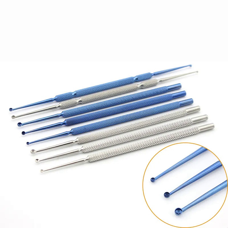 G0AB Titanium/Stainless Steel Forceps Chalazion Curette Micro ...