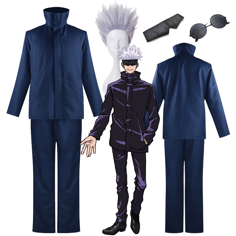 Anime Gojo Satoru Cosplay Costume Jujutsu Kaisen Gojo Satoru Cosplay ...