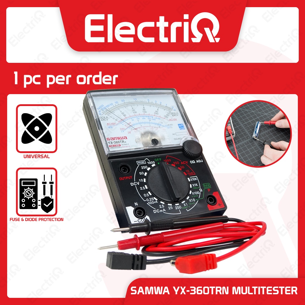 Electriq Multi Tester Samwa YX-360TRn Multi Meter Multitester Analog ...