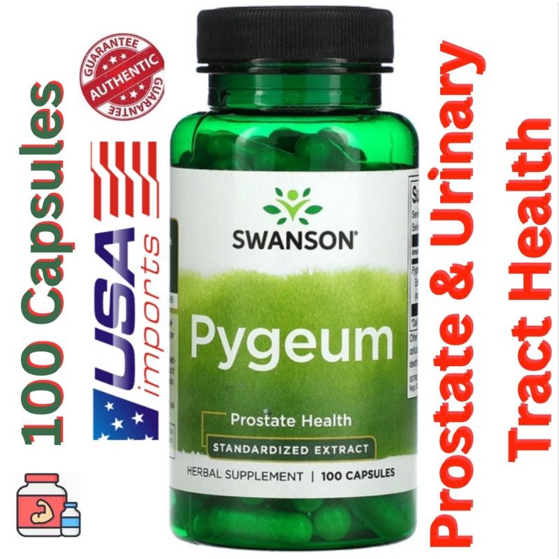 Swanson Pygeum - Prostate Health & Urinary Tract health Supplement, 100 ...