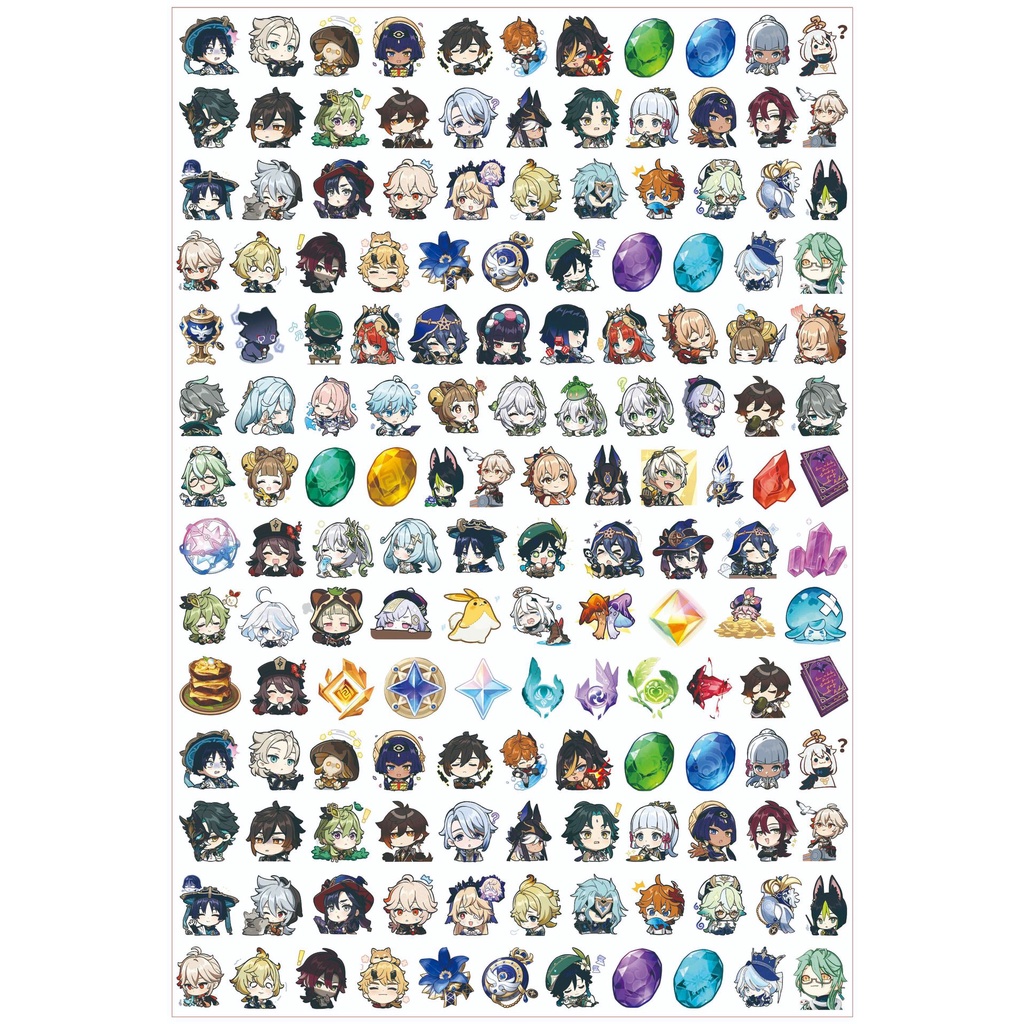 Yuanshen Merchandise DIY Accessories Acrylic Patch Cartoon High ...