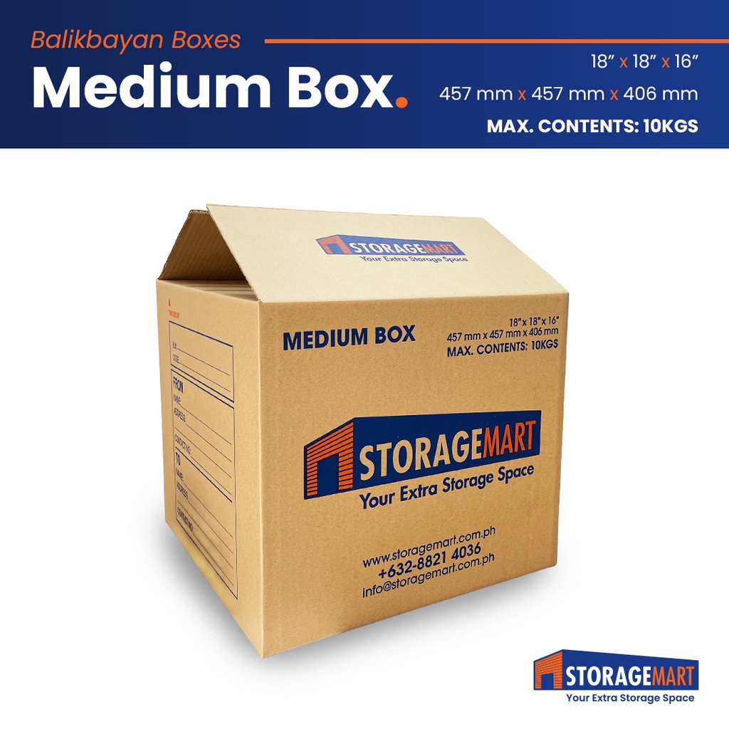 StorageMart Balikbayan Corrugated Box (Medium, Large, Extra Large ...