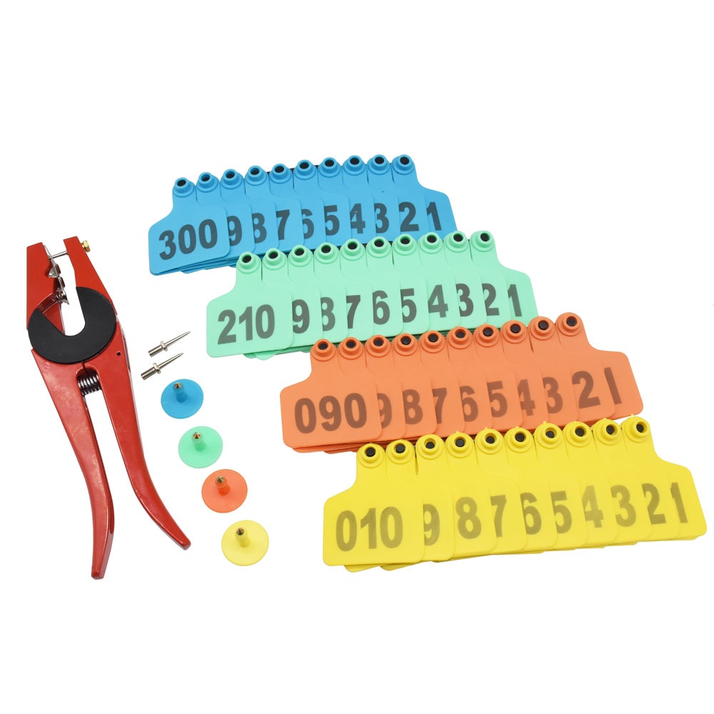 Ear Tag Cattle Marker Applicator 001-100 Ear Tags For Goat ...