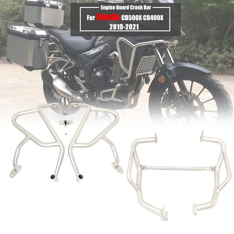 For Honda CB500X CB400X 2019 2020 2021 Motorcycle Upper & Lower Crash ...