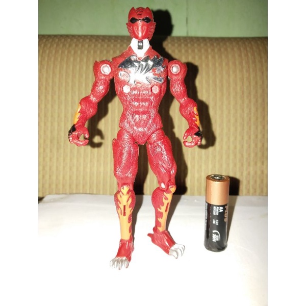Power Rangers Jungle Fury Animalized Red tiger Ranger Action Figure 5.6 ...