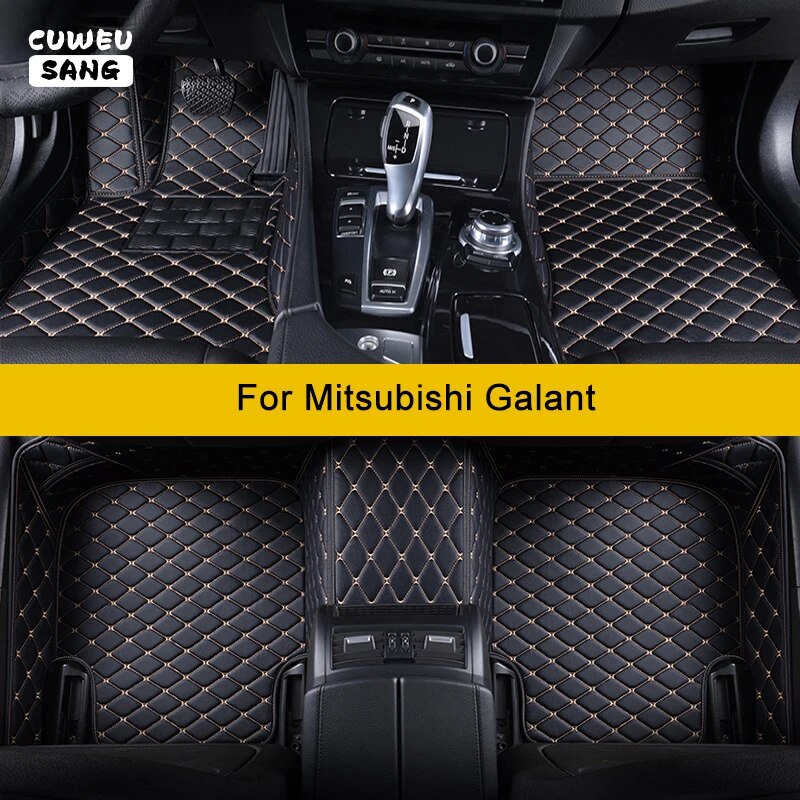 ღCUWEUSANG Custom Car Floor Mats For Mitsubishi Galant Auto Accessories ...