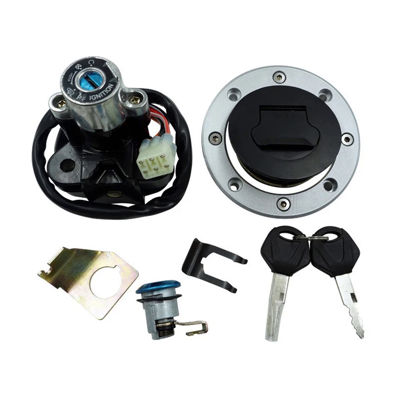 Motorcycle Lockset Ignition For SUZUKI GSXR1300 SV650 GSXR 600 750 1000 ...