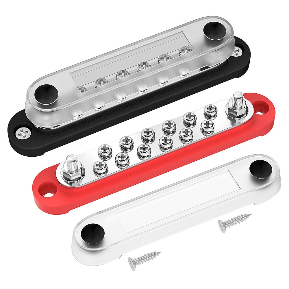Electric 12V 24V Bus Bar Terminal Power Distribution Block Positive ...