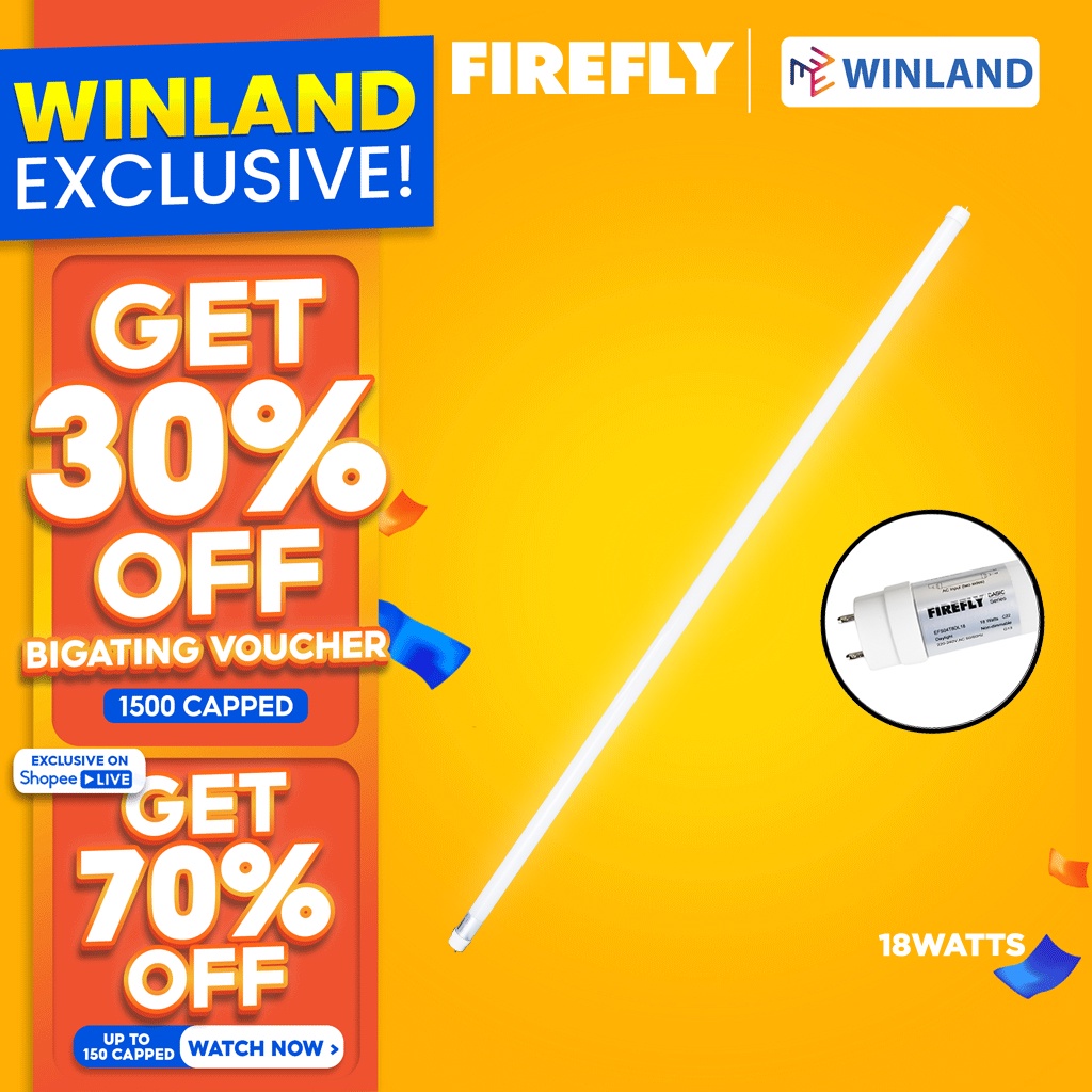 Firefly by Winland T8 Tube-Double-Ended (18W / 220-240V) Daylight ...