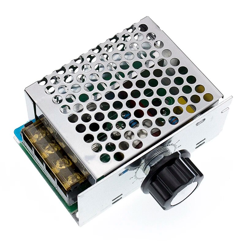 Professional Voltage Regulators 4000W 220V High Power SCR Speed Controller Electronic Voltage ...