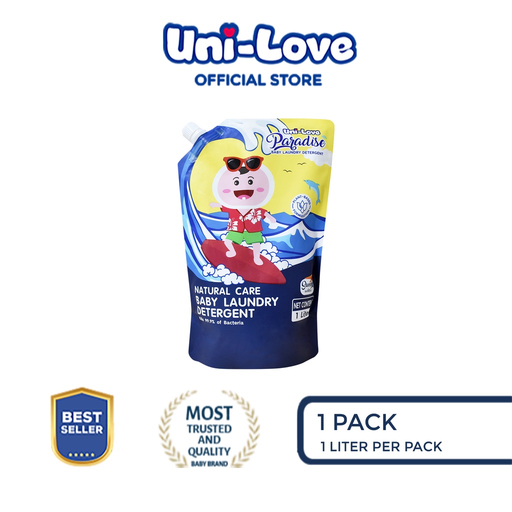UniLove Paradise Baby Laundry Detergent 1L (Summer Solstice) 1L Pack of ...