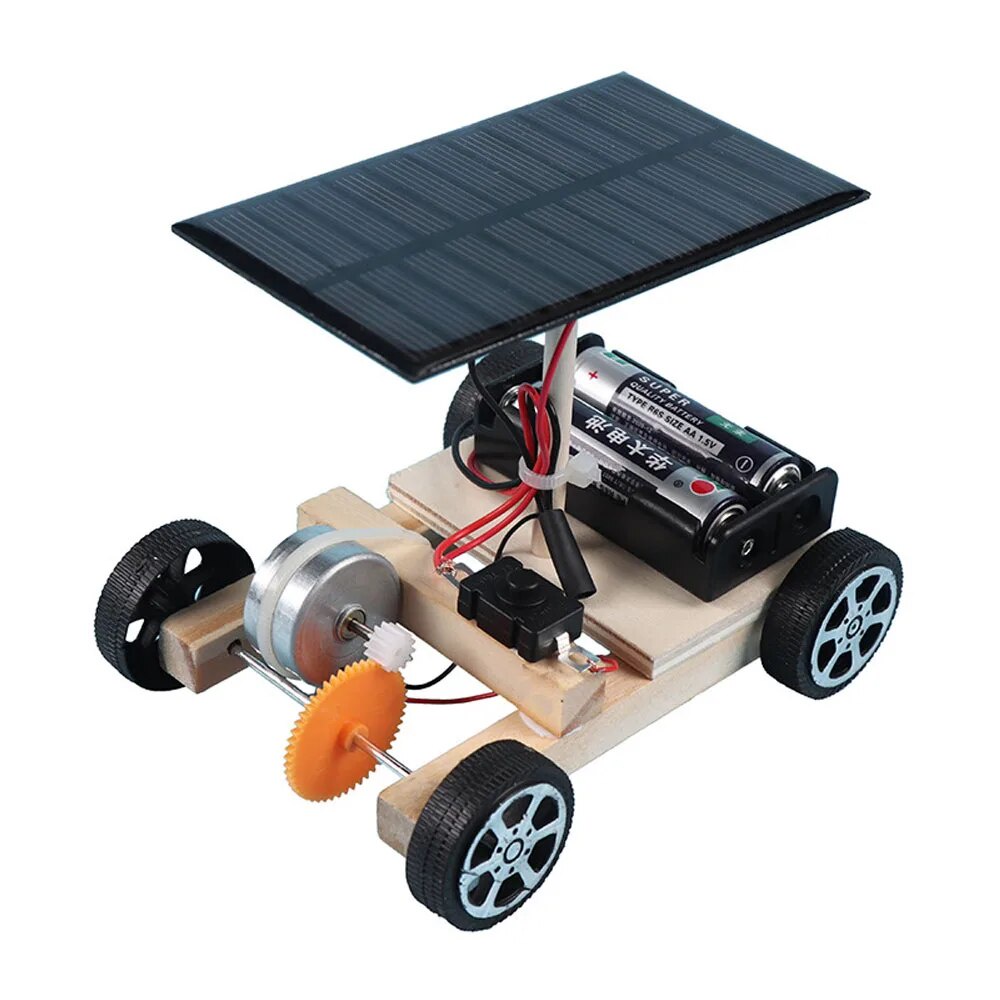 ☆Assemble Solar Creative Inventions DIY Car Motor Robot Kit Motor ...
