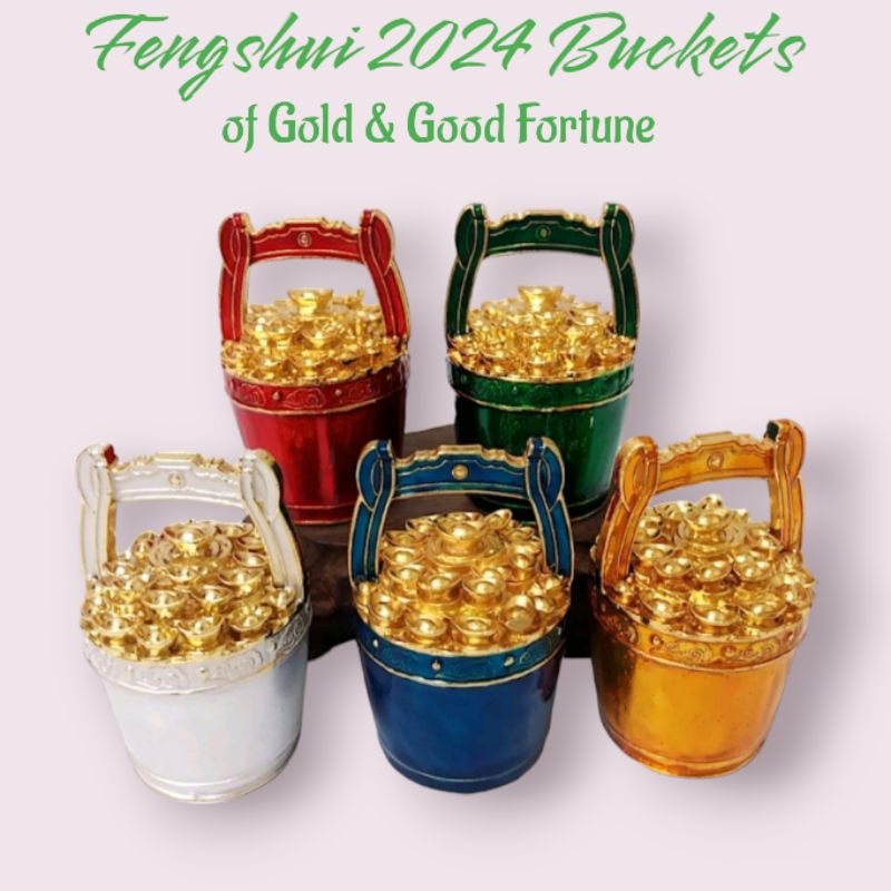 2024 FengShui Buckets of Gold & Good Fortune | Shopee Philippines