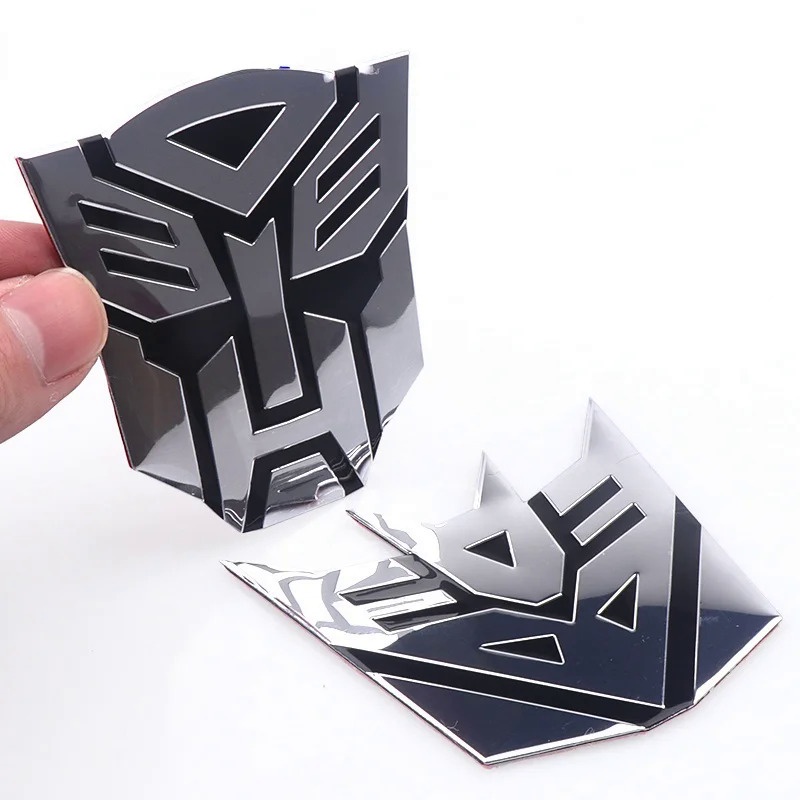 Car Styling Plastic 3D Car Stickers Cool Autobots Logo Transformers ...