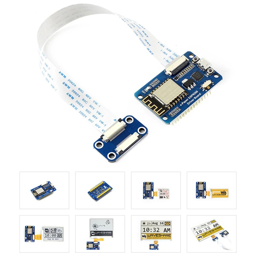 Ink Screen Driver Board Waveshare Lightweight Universal Easy Use Easy ...
