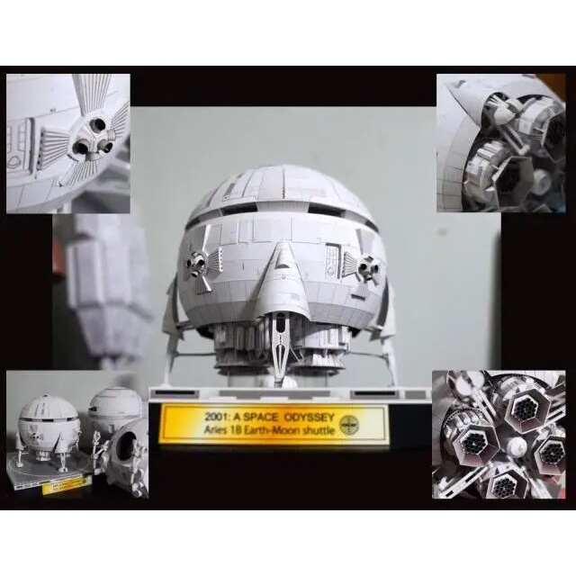 ⓥAries 1 - B Spacecraft In 2001: A Space Odyssey - DIY 3d Paper Model ۞ ...