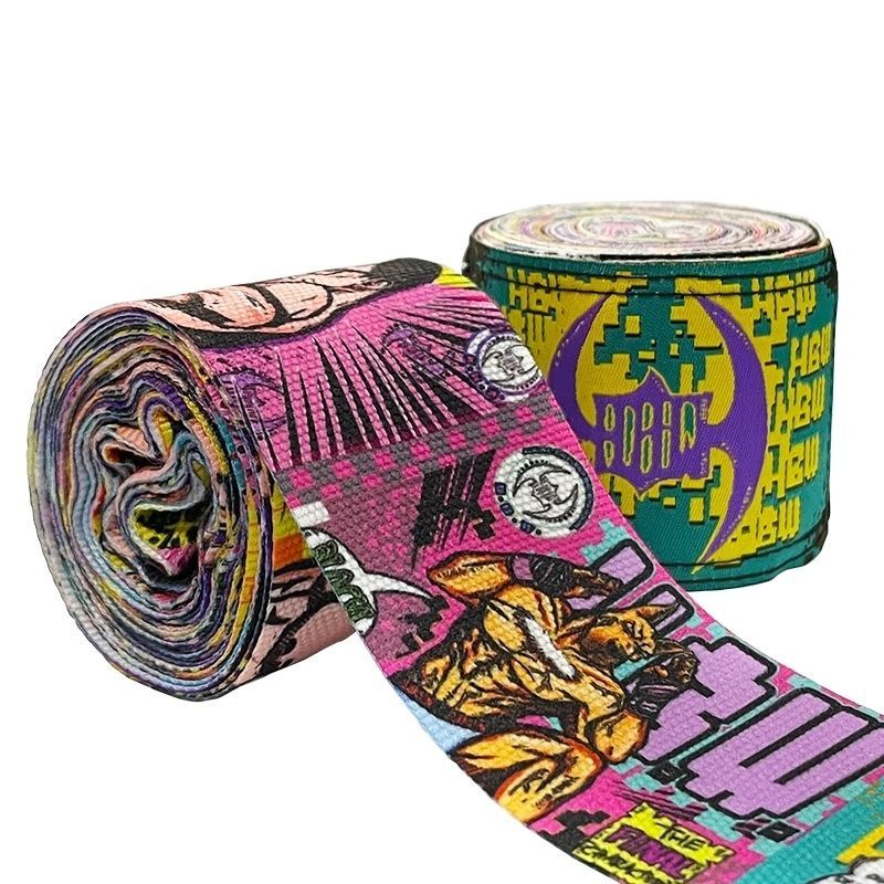 H HBW Comic Boxing Hand Wrapping Bandage Hand Guard Muay Thai Fighting ...