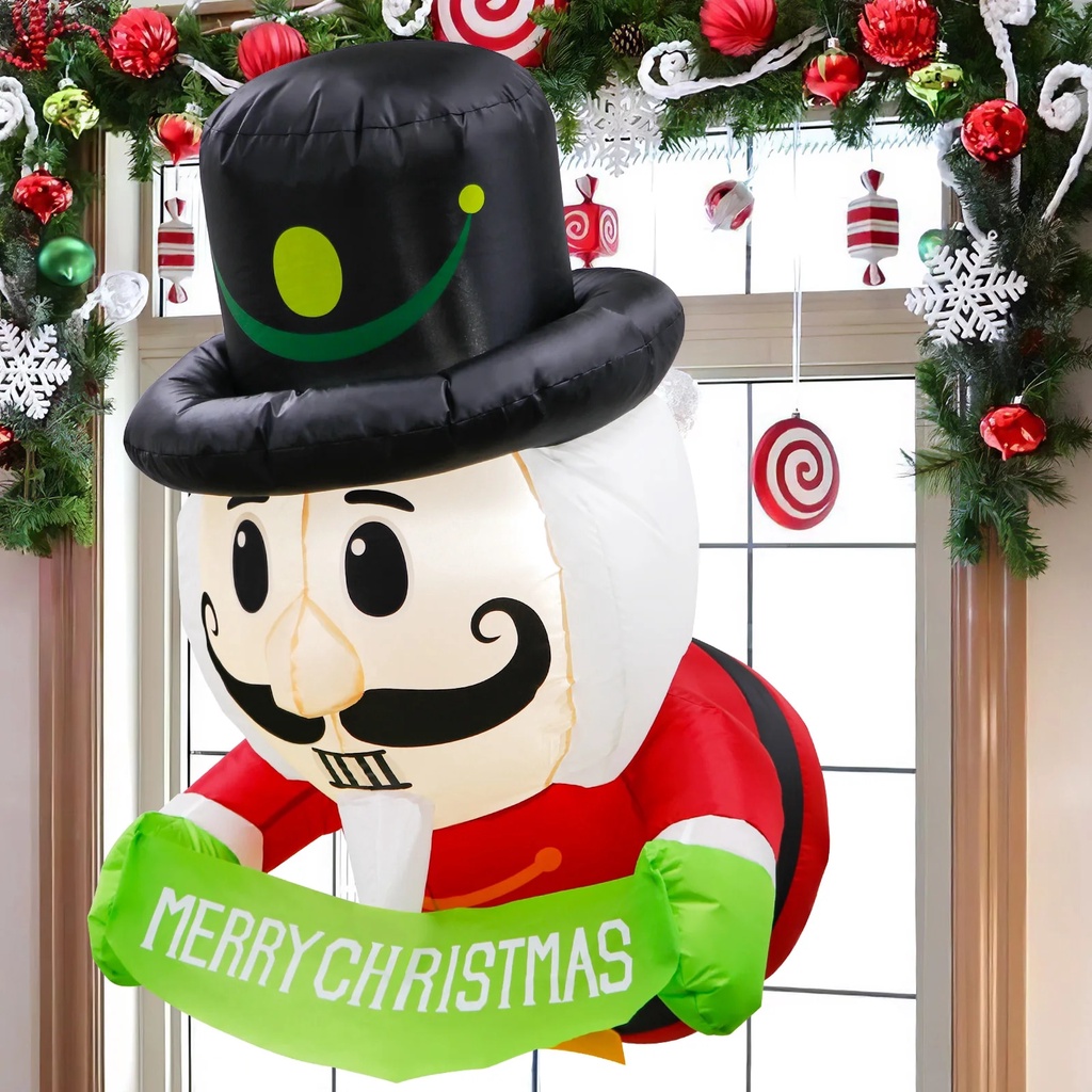Christmas Inflatable Nutcracker Decoration, Christmas Inflatable Window ...