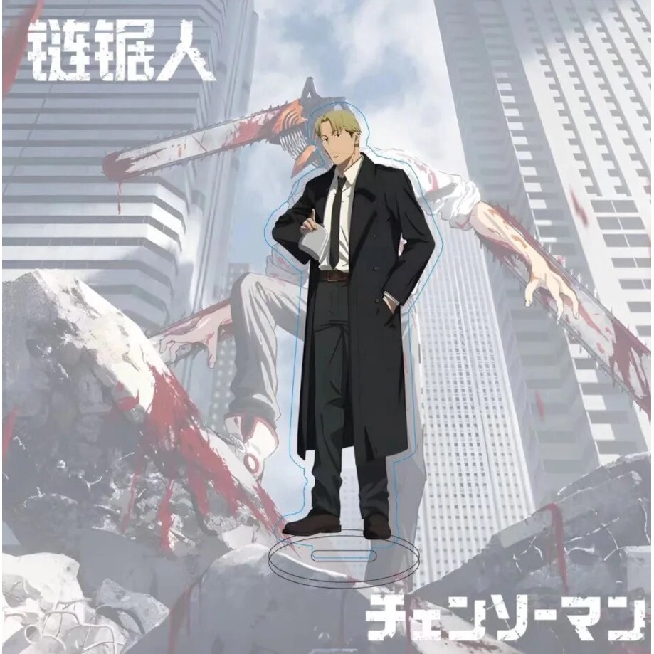 ★Anime Chainsaw Man Action Figure Stand Model Denji Pochita Makima ...
