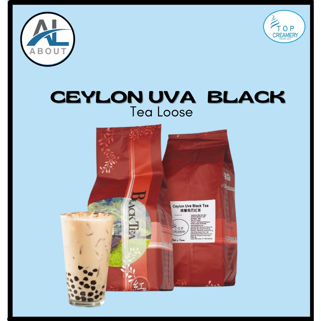 TOP CREAMERY CEYLON UVA BLACK TEA LEAVES 600G | Shopee Philippines