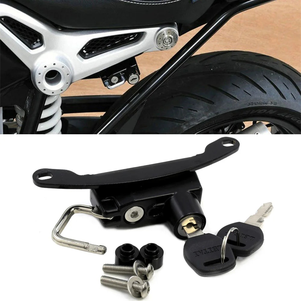 zMotorcycle Helmet Lock Anti-theft Security with 2 Keys Fit For BMW R ...