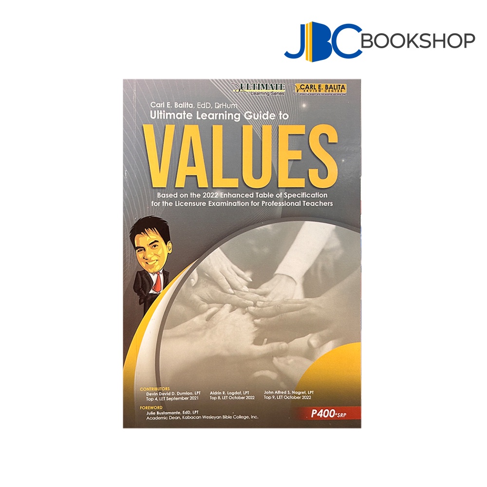 Values Ultimate Learning Guide Majorship LET Reviewer (2023 Edition) by ...