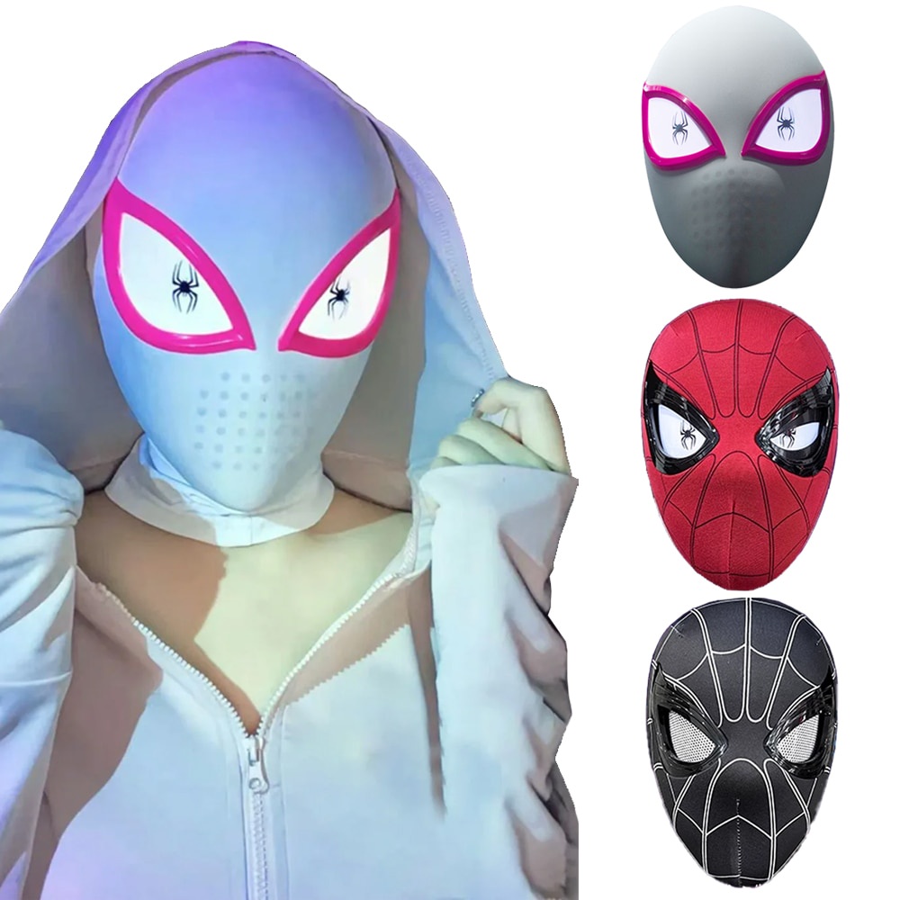 Marvel Electric Wink Black Spider-Man Miles Morales Mask Remote Control ...