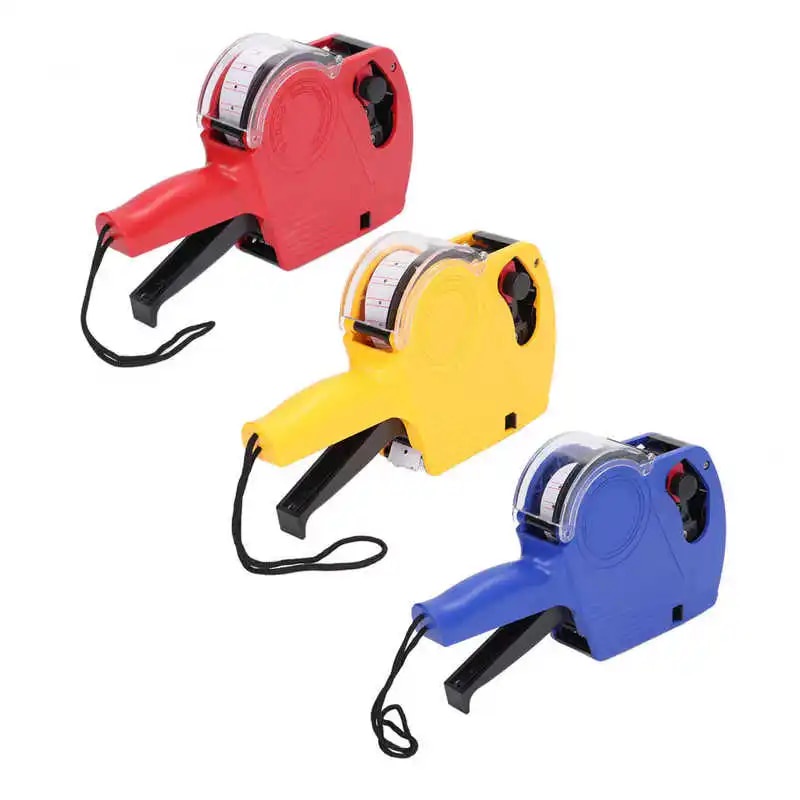 8 Digits Price Tag Portable Manual Labeling Machine Easy Operation ...