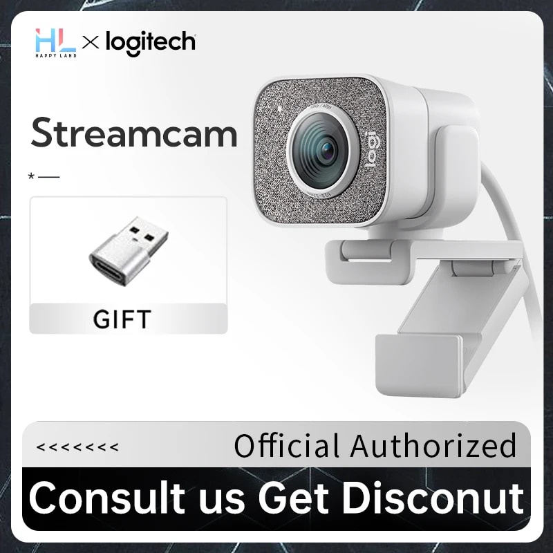 ☋Logitech StreamCam Webcam 1080P 60FPS Full HD For Live ...
