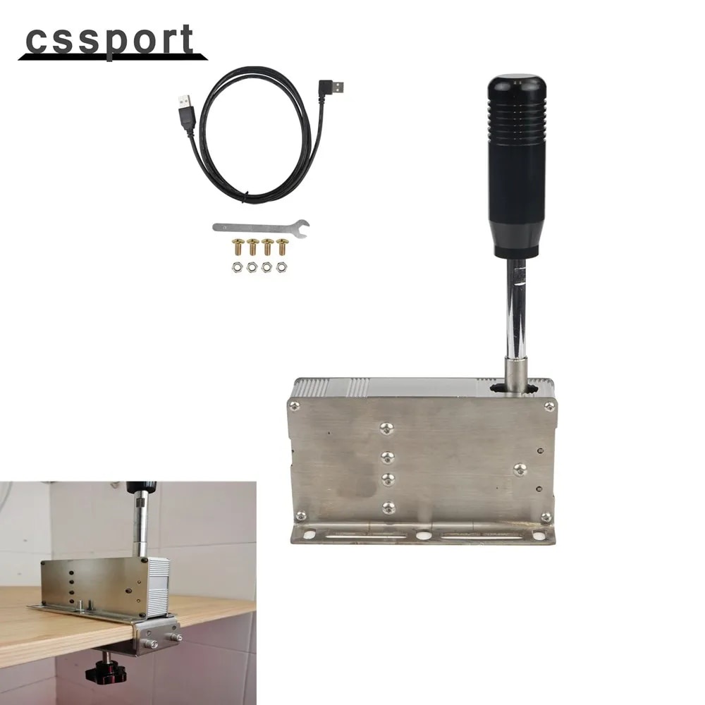 PC USB Racing Games Sequential Shifter H Gear Shift SIM For ETS2 For ...