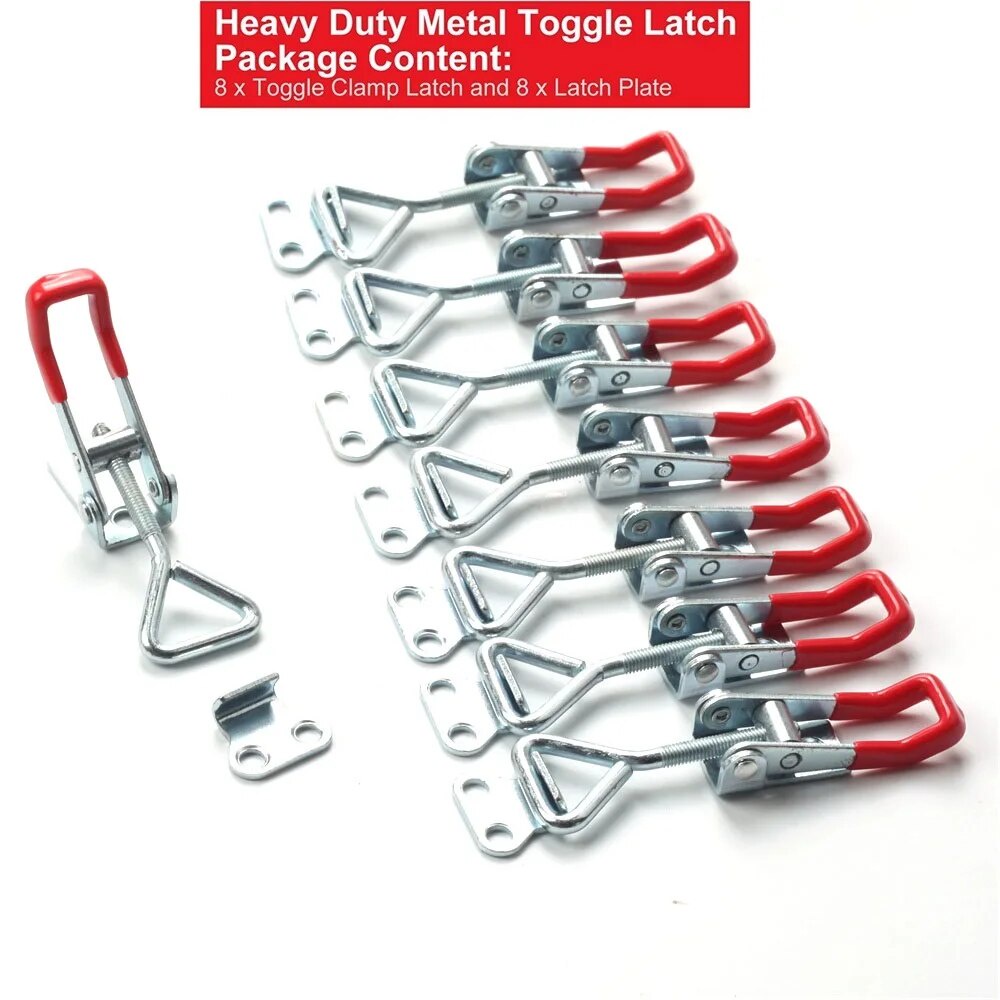 8Pack Toggle Latch Catch Toggle Clamp Adjustable Cabinet Boxes Lever ...