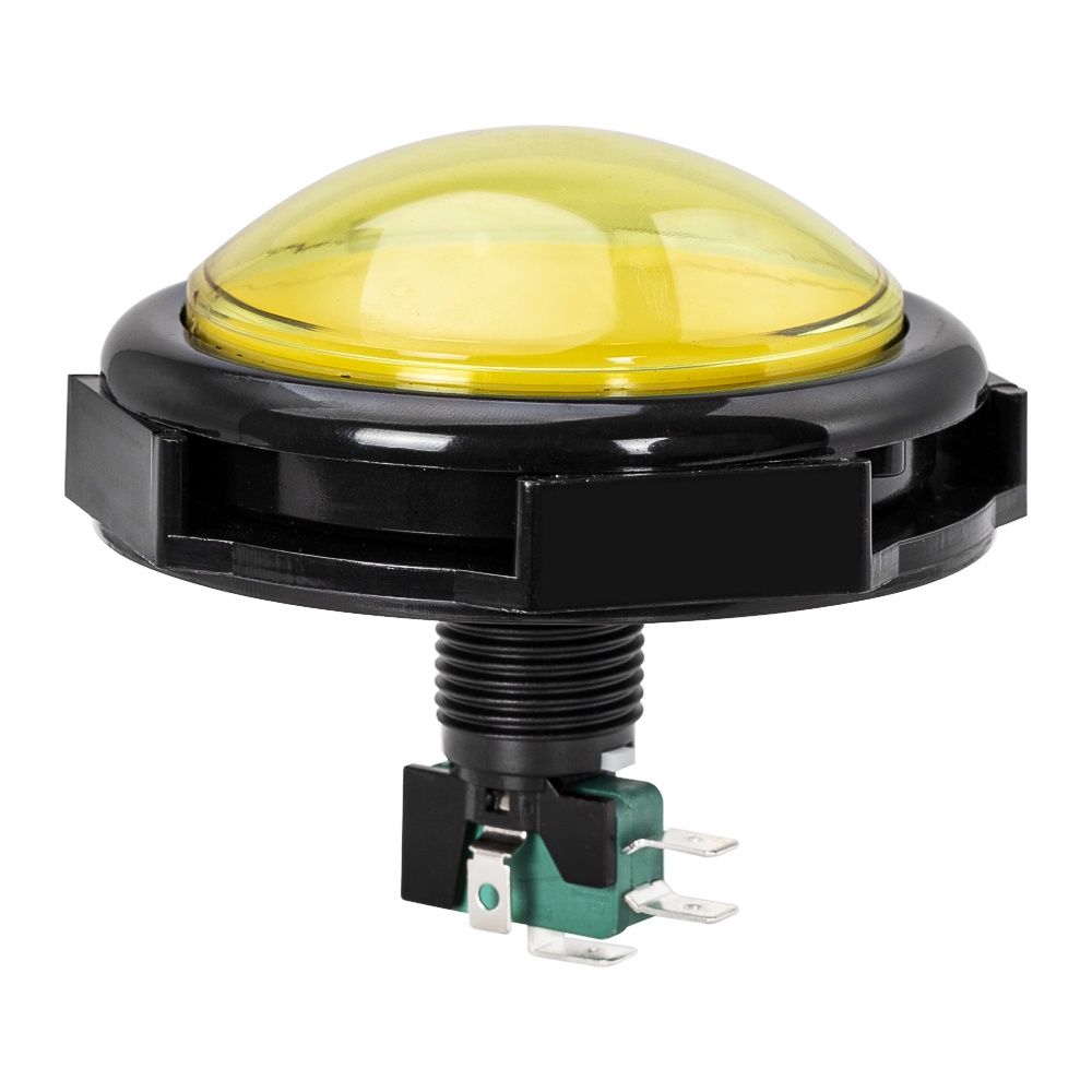 100mm Dome Shaped Jumbo LED Illuminated Self-resetting Large Gaming Arcade Buttons Push Button ...