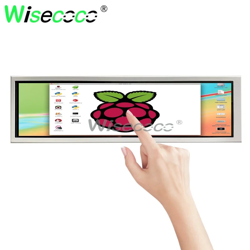 8.8 Inch Portable Touch Monitor 1920x480 Long Strip Bar Display Aida64 ...