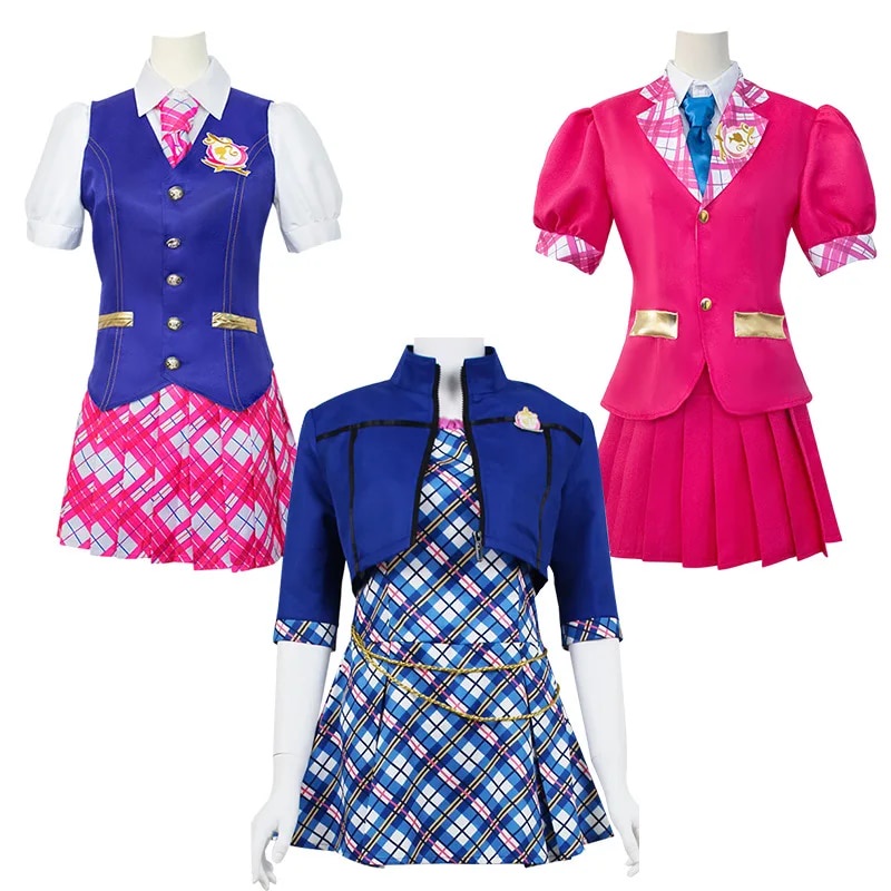 Cartoon Sofia Isla Princess Charm School Cosplay Deluxe School Uniform ...