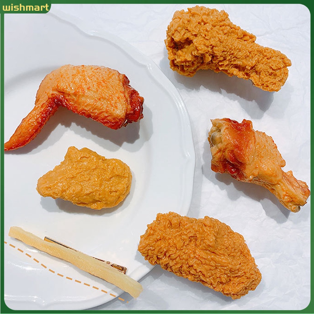[wishmart] Practical Hair Clip Fried Chickens Legs Hairpin Headdress ...