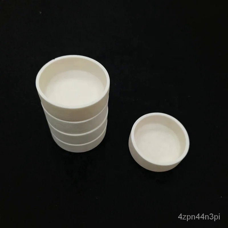 Melting Crucible Round Bottom Alumina Ceramic Boat with Glazed Surface ...