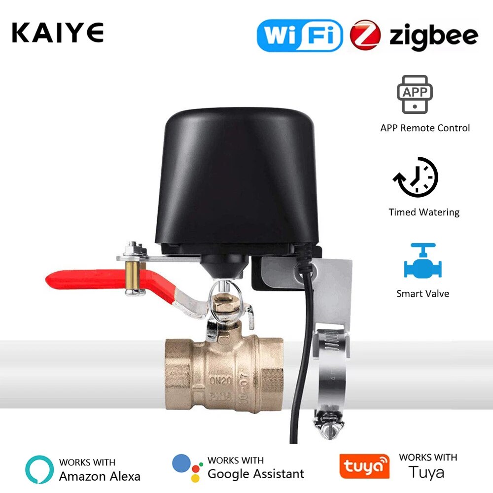Tuya Smart Wifi Zigbee Water Valve Gas Valve Smart Home Automation ...
